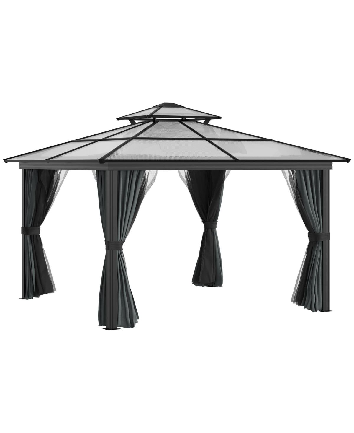 Click here for 10 x 10 Patio Gazebo  Netting Curtains  Aluminum F... prices