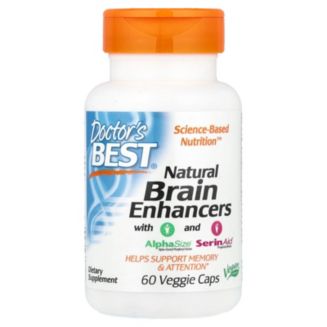 Doctor's Best Natural Brain Enhancers with AlphaSize and SerinAid - 60 ...