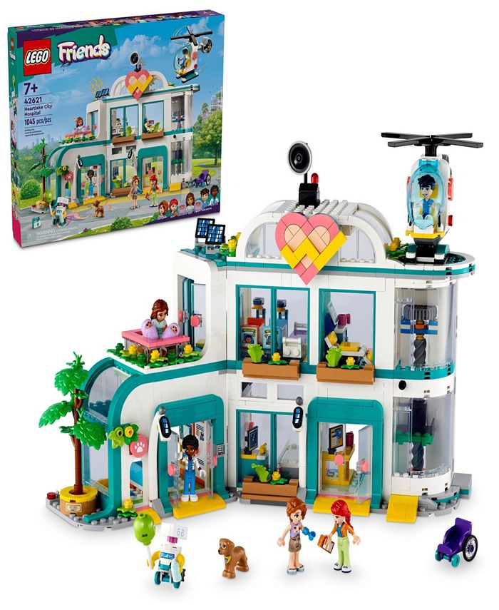 LEGO® Friends Heartlake City Hospital Toy Pretend Playset 42621, 1045 ...