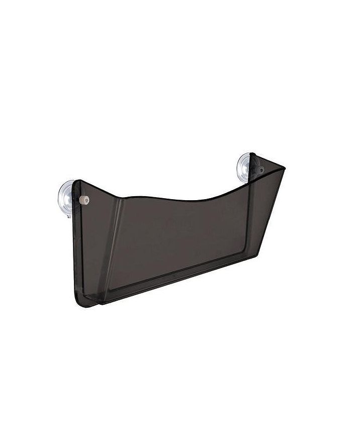 Azar Displays Dark Gray/Smoke Colored Plastic Wall Mount File Holder ...