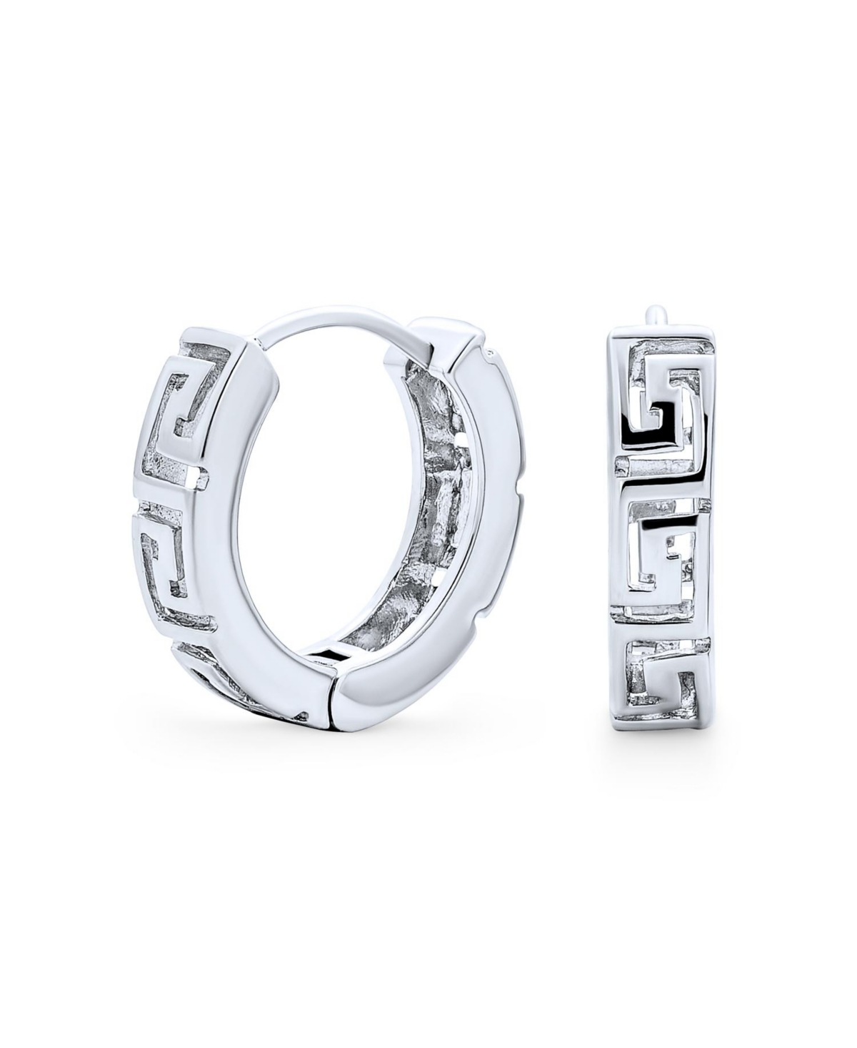 Click here for Bling Jewelry European Greek Key Design Two Tone T... prices