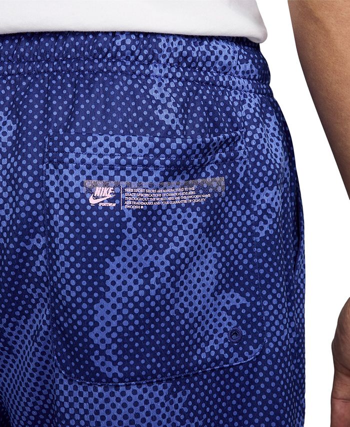 Nike Men's Club Mesh Flow Atheltic-Fit Printed Shorts - Macy's