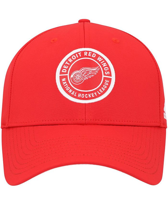 adidas Men's Red Detroit Red Wings Circle Logo Flex Hat - Macy's