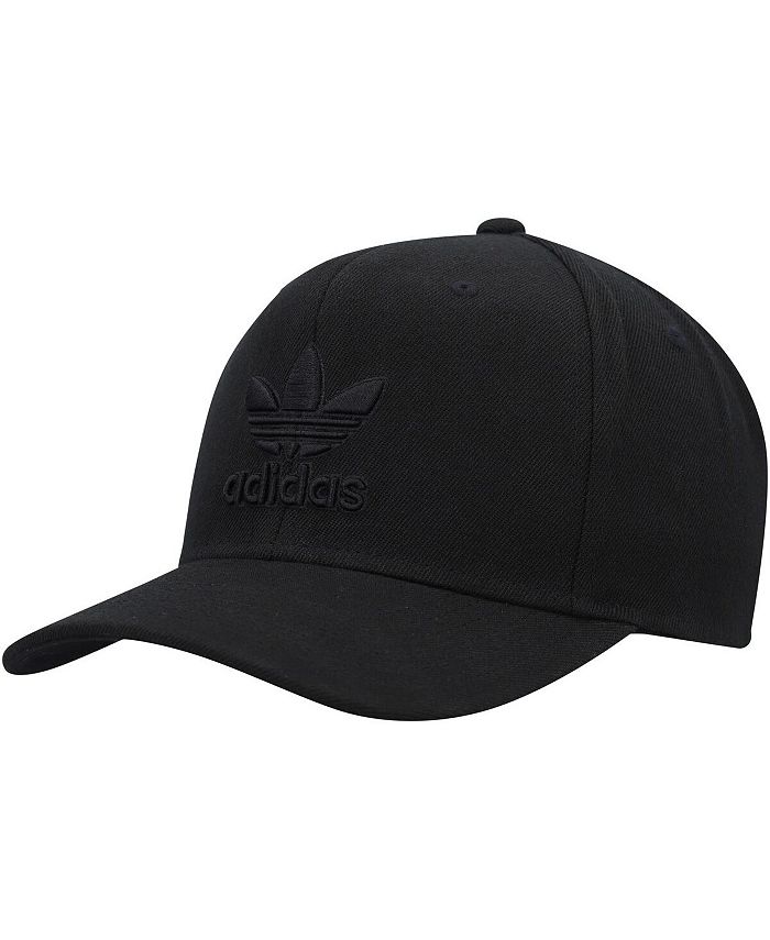 adidas Men's Black Modern Pre-Curved Snapback Hat - Macy's
