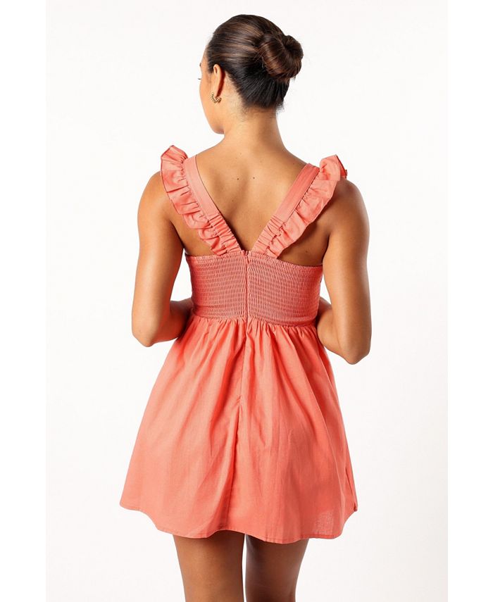 Petal and Pup Rowan Frill Mini Dress - Macy's