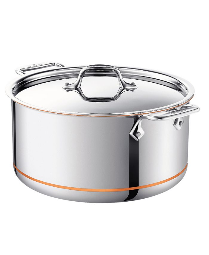 All-Clad Copper Core Cookware Set, 7 Piece - Macy's