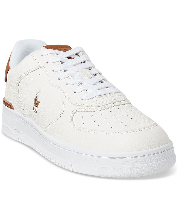 Polo Ralph Lauren Men's Masters Court Lace-Up Sneakers - Macy's