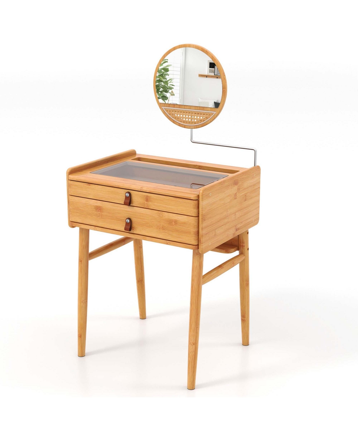 Click here for Costway Makeup Vanity Table with Adjustable Mirror... prices