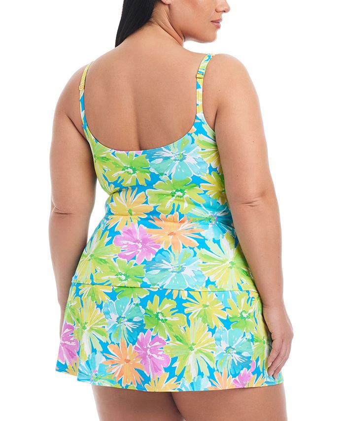 Bleu by Rod Beattie Plus Size Scoop-Neck Tankini Top & High-Waist ...