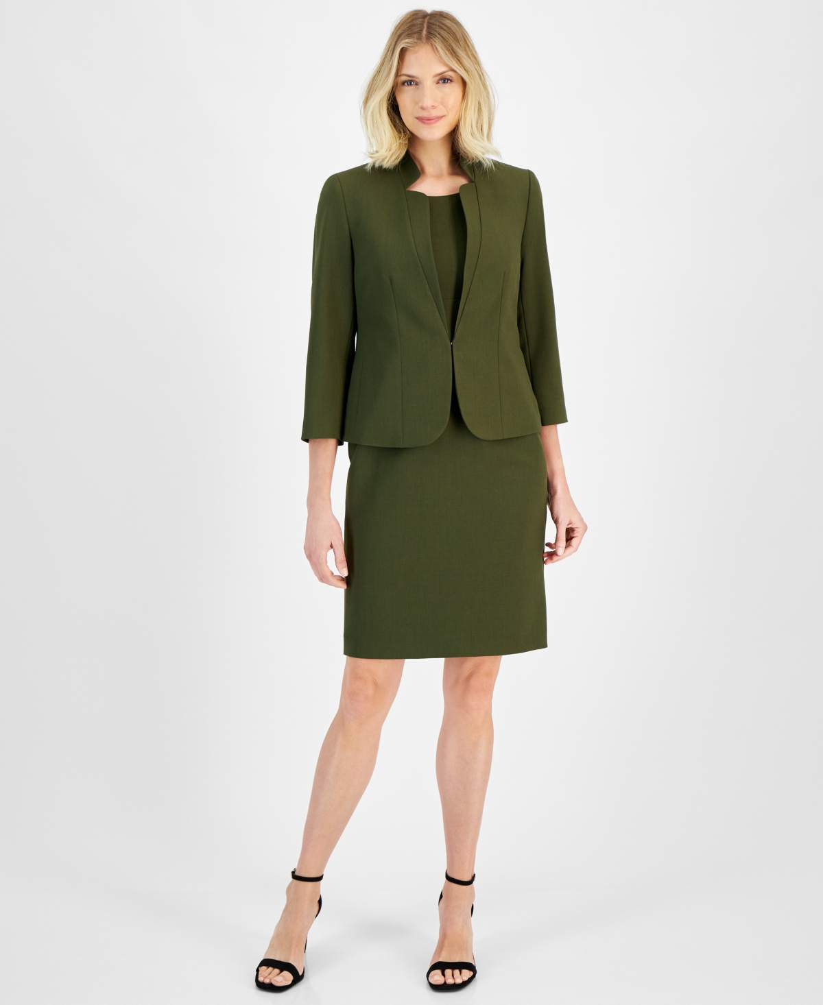 Click here for Le Suit Womens Jacket & Empire Sheath Dress Set -... prices
