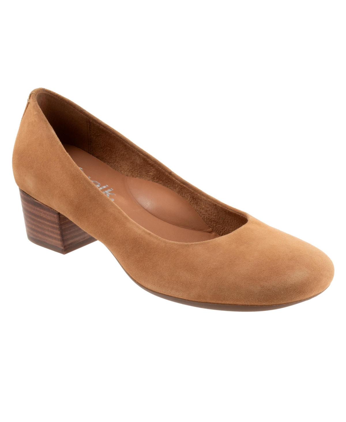 Click here for Womens Softwalk Lynn Pumps - Camel suede prices