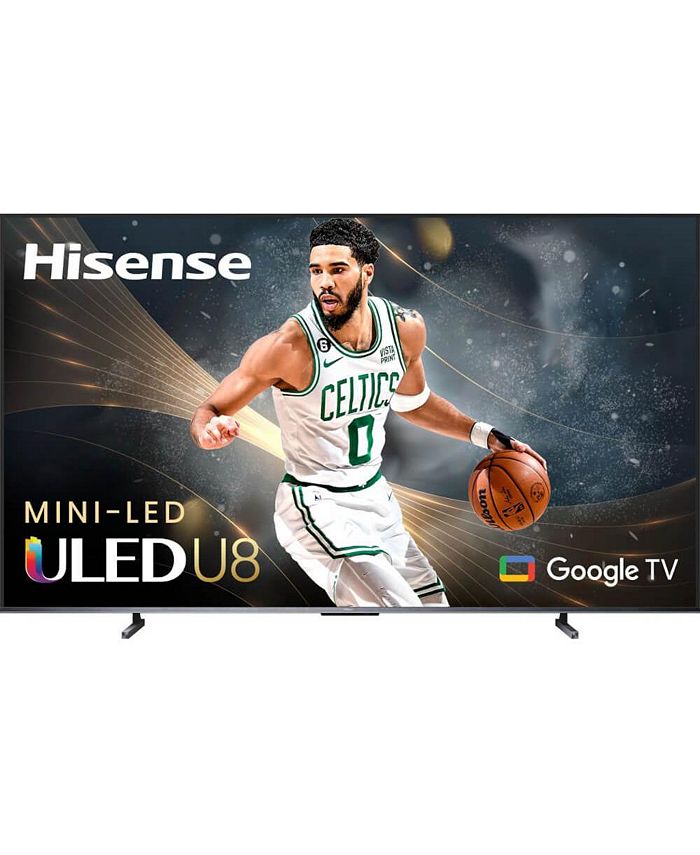 Hisense 100 inch Class U8 Series 4K Mini-LED QLED Smart Google TV ...