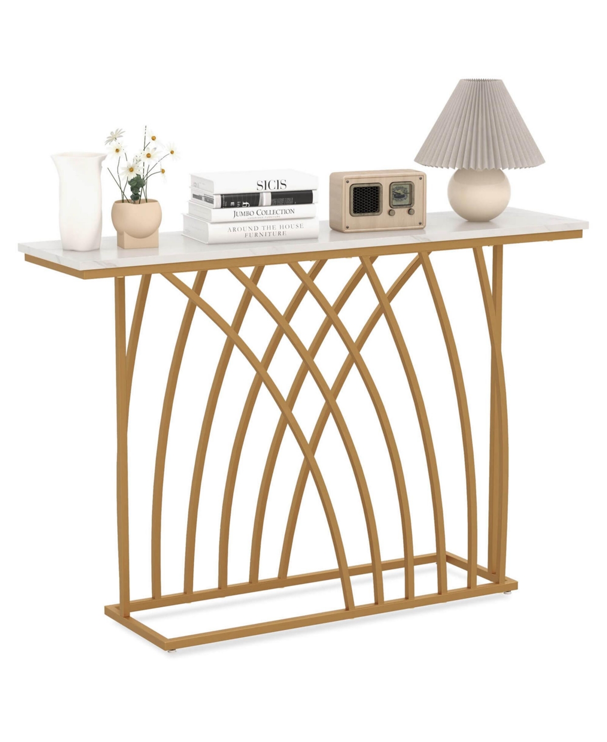 Click here for 48 Console Table Modern Accent Entryway Table Long... prices