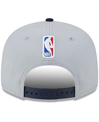 New Era Men's Gray, Navy Washington Wizards Tip-Off Two-Tone 9FIFTY ...
