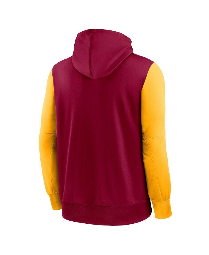 Nike Men's Burgundy Washington Commanders Performance Full-Zip Hoodie - Macy's