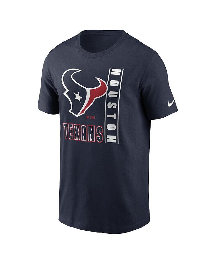 Nike Men's Navy Houston Texans Lockup Essential T-shirt - Macy's