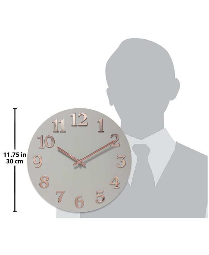 Infinity Instruments Round Wall Clock - Macy's