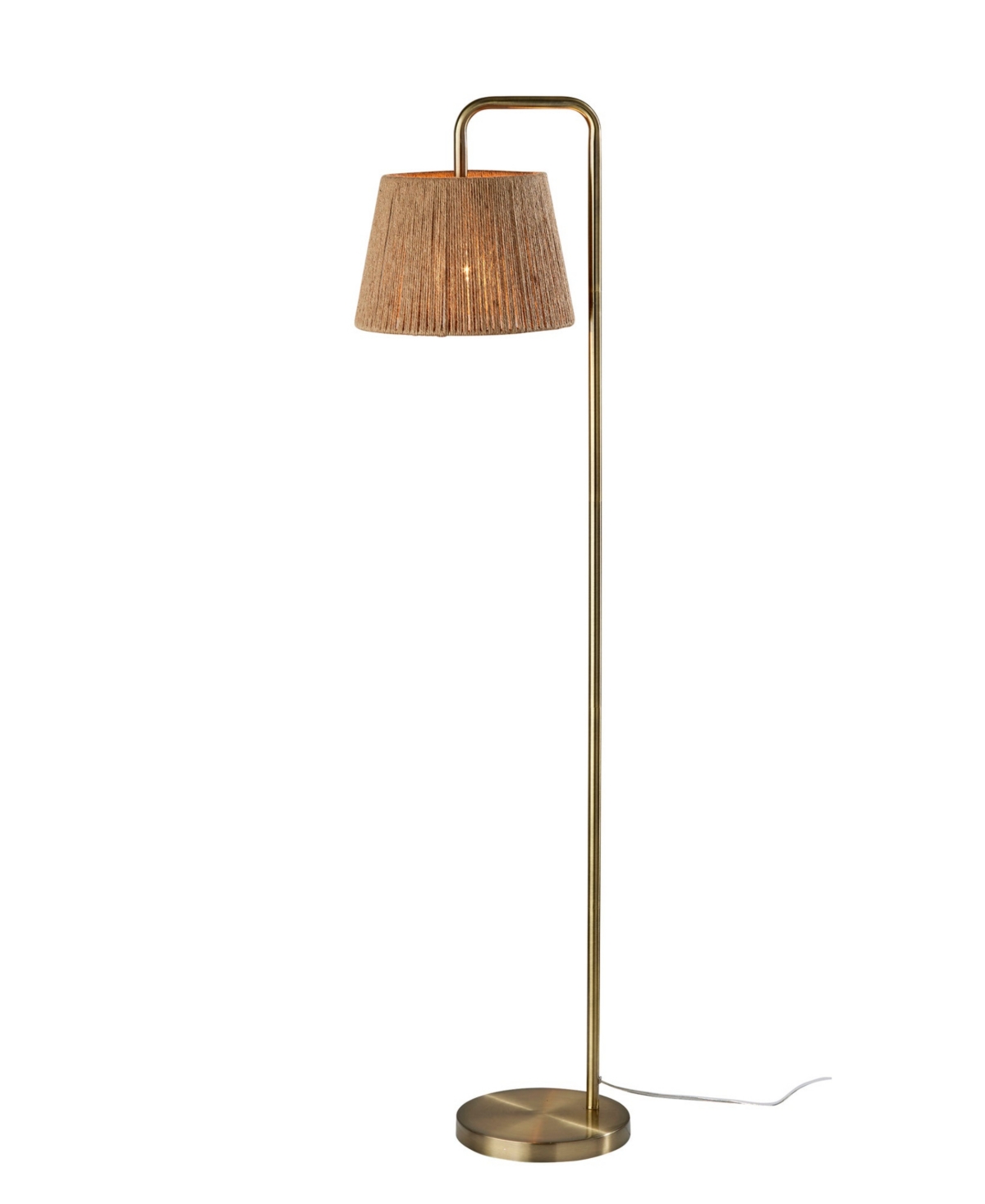 Click here for Adesso 59 Tahoma Floor Lamp - Antique-Like Brass prices