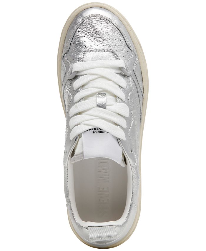 Steve Madden Women's Everlie Platform Lace-Up Court Sneakers - Macy's