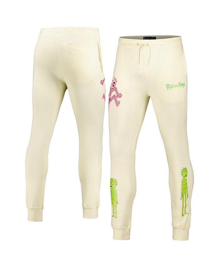 Freeze Max Men's Cream Rick And Morty Electric Shock Rick Jogger Pants ...