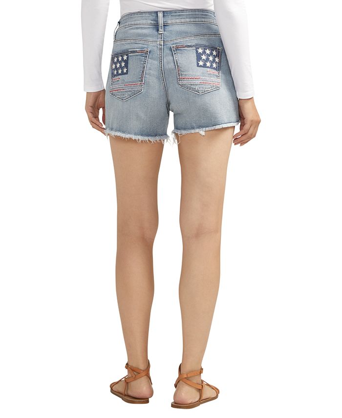Silver Jeans Co. Suki Mid Rise Americana Short - Macy's
