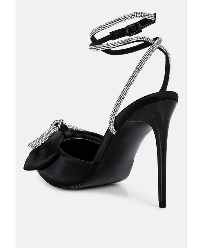 London Rag Winged High Heel Rhinestone Embellished Sandals - Macy's