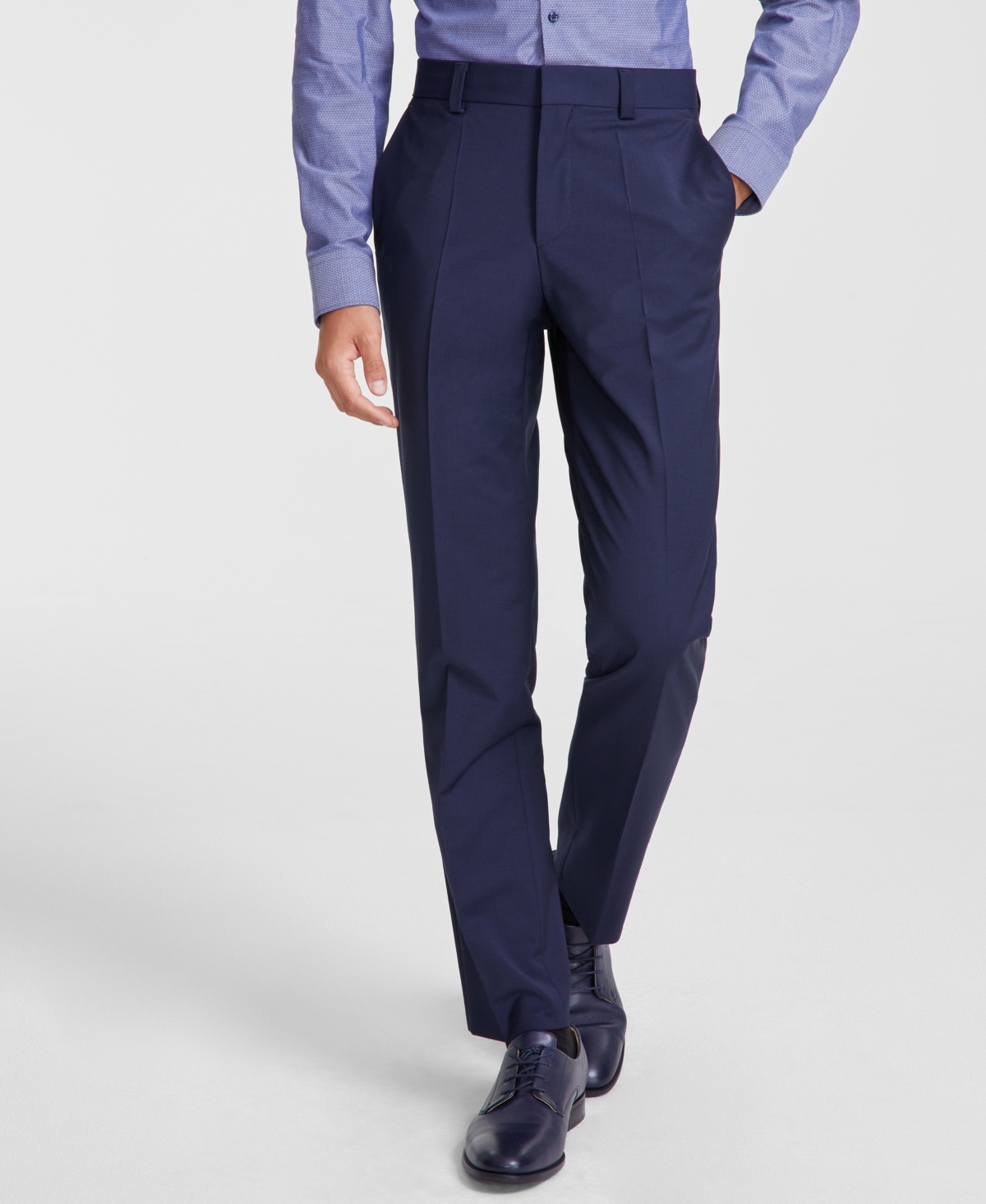 Click here for Hugo by Hugo Boss Mens Modern-Fit Solid Wool-Blend... prices