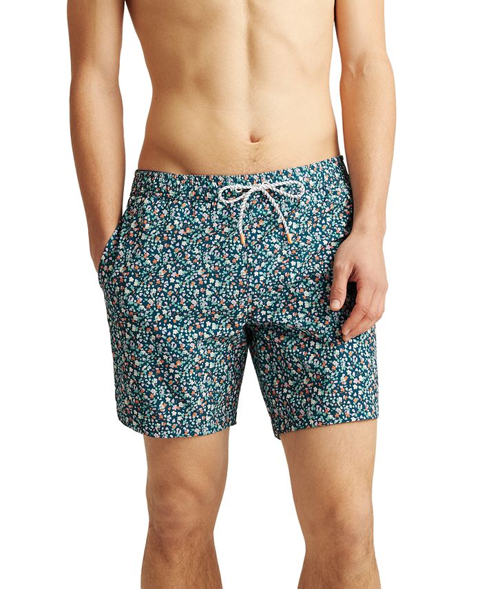 Bonobos Men's Riviera UPF 50+ Printed 7" Swim Trunks - Macy's