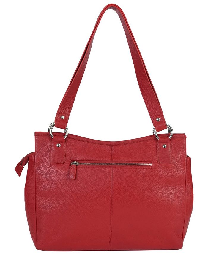 Mancini Pebble Kelsea Leather Shoulder Bag - Macy's