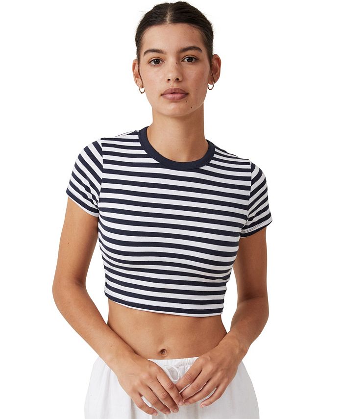 COTTON ON Women's Micro Crop Tee - Macy's