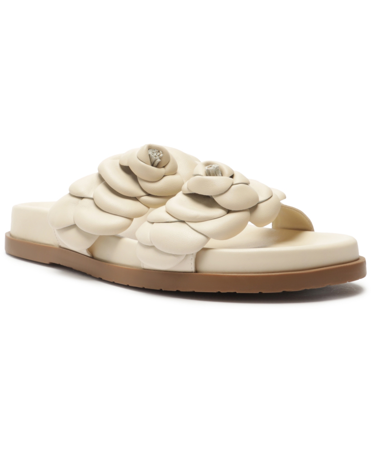 Click here for Arezzo Womens Poppy Flat Sandals - Panacota prices