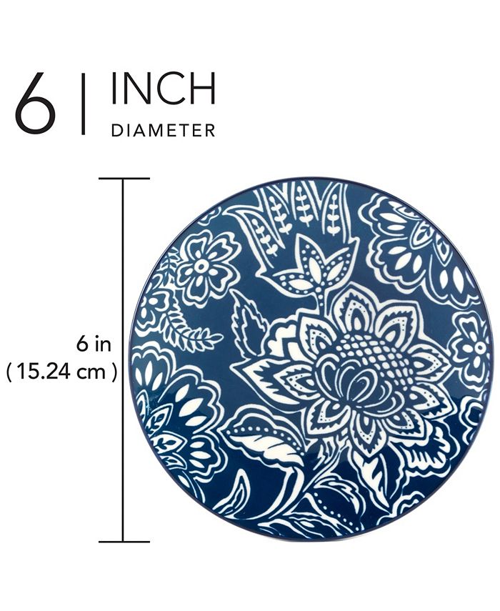 Certified International Tapestry Canape Plates, Set of 6 - Macy's