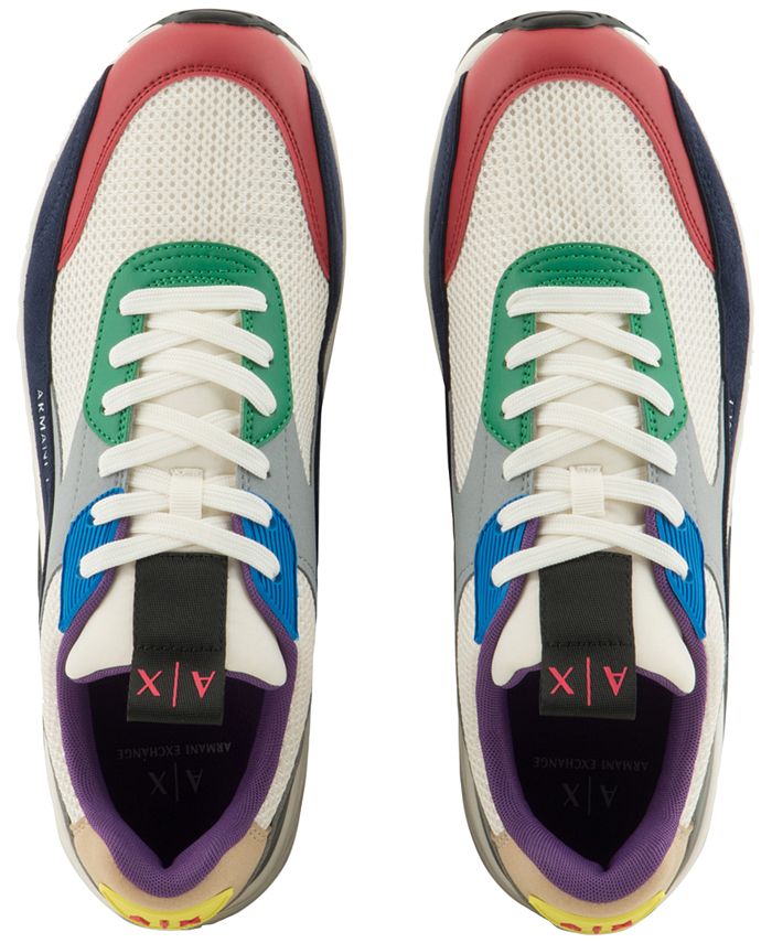 A|X Armani Exchange Men's Bron Color Block Sneaker - Macy's