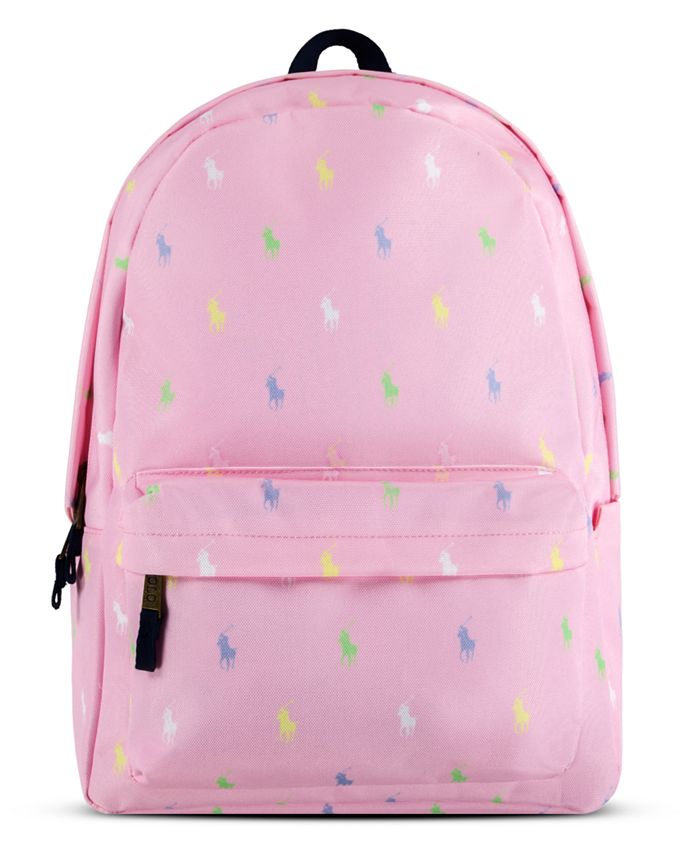 Polo Ralph Lauren Big Girls Pony Adjustable Backpack - Macy's