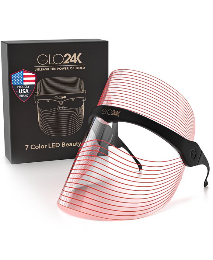 GLO24K 7 Color Led Beauty Device - Face Mask 1pc - Macy's