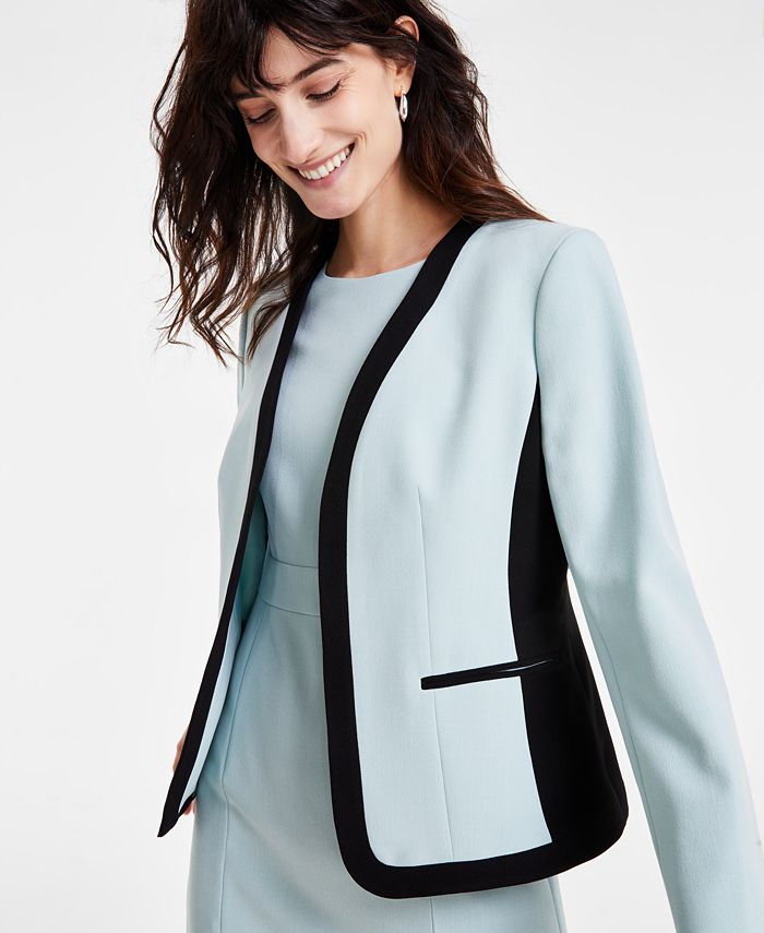 Kasper Petite Stretch Crepe Jacket - Macy's