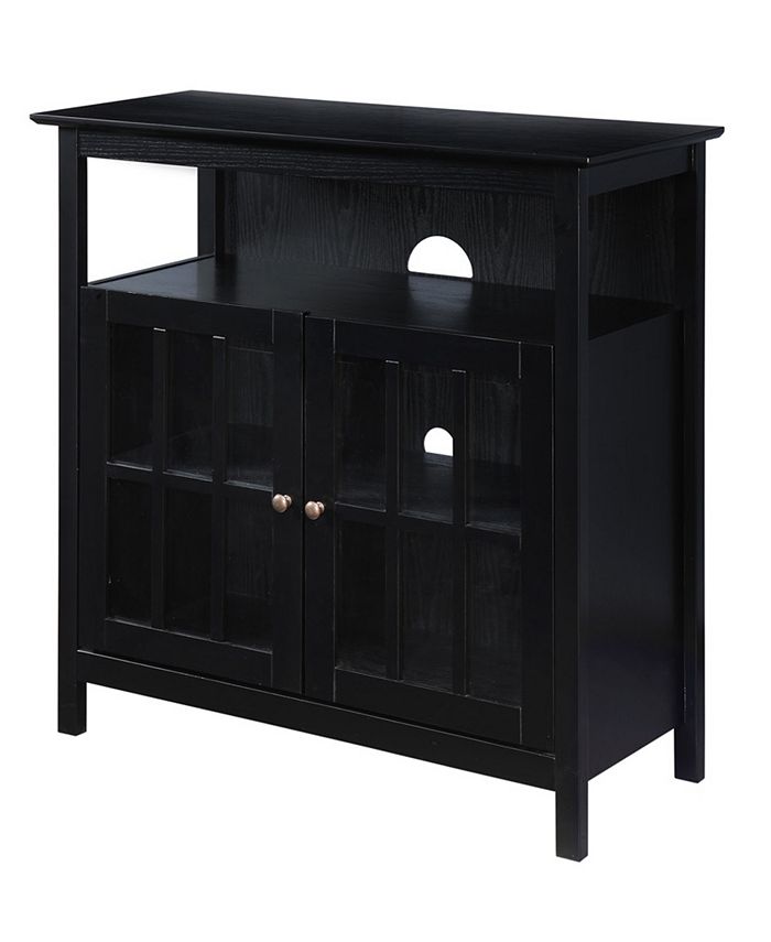 Convenience Concepts 36" Big Sur Highboy TV Stand with Storage Cabinets ...