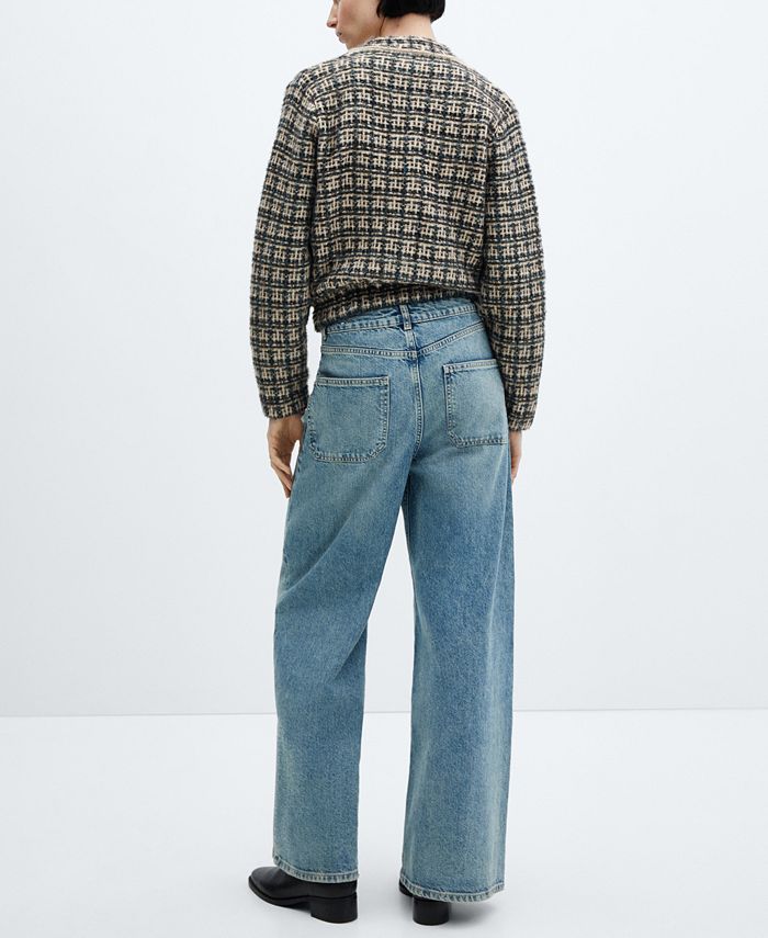 MANGO Women's Tweed Bomber Jacket - Macy's