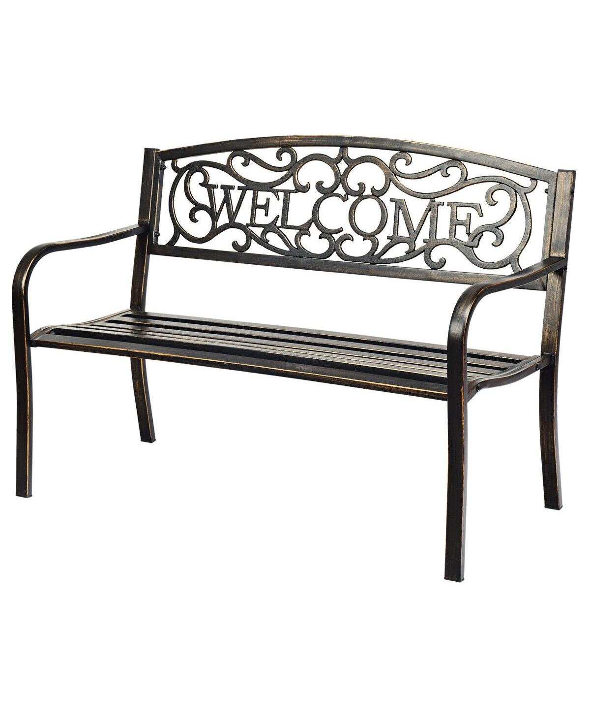 Click here for Sugift Garden Bench with Elegant Bronze Finish and... prices