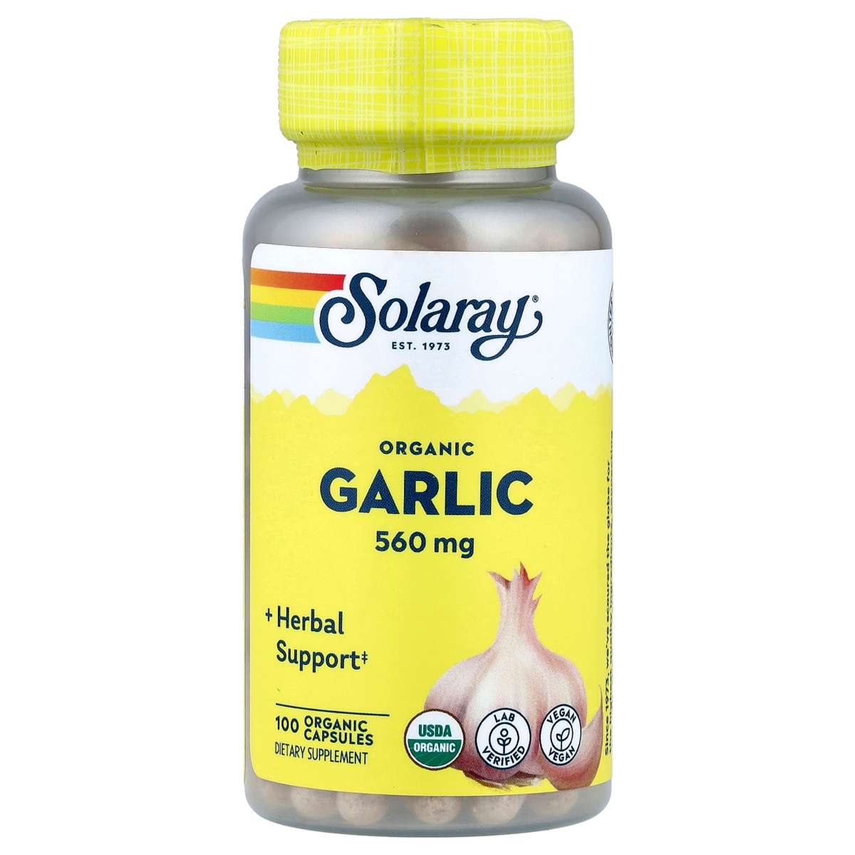 Click here for Solaray Organic Garlic 560 mg - 100 Organic Capsul... prices