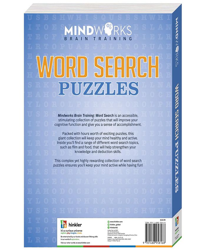 Mindworks - Adult Word Search Puzzles - Macy's