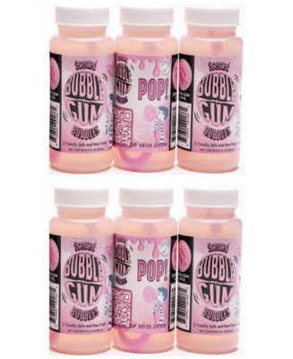 Atomic Bubbles - Bubble Love Scented Bubbles Bubblegum 6 Pack - Macy's