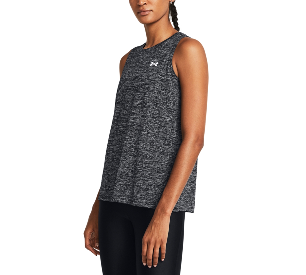 Click here for Under Armour Womens Tech Twist Tank - Black / / Wh... prices