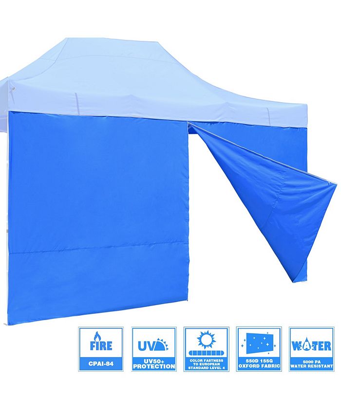Instahibit 1 Pack Side Wall for 10x15 Ft EZ Pop Up Canopy Tent UV50 ...