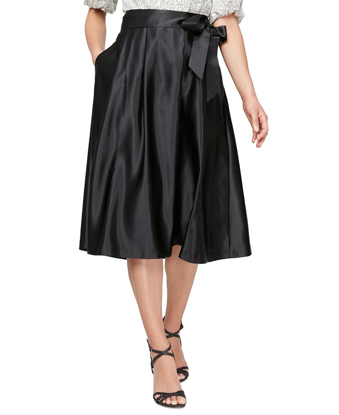 Alex Evenings Petite Ponte Midi Ball Gown Skirt - Macy's
