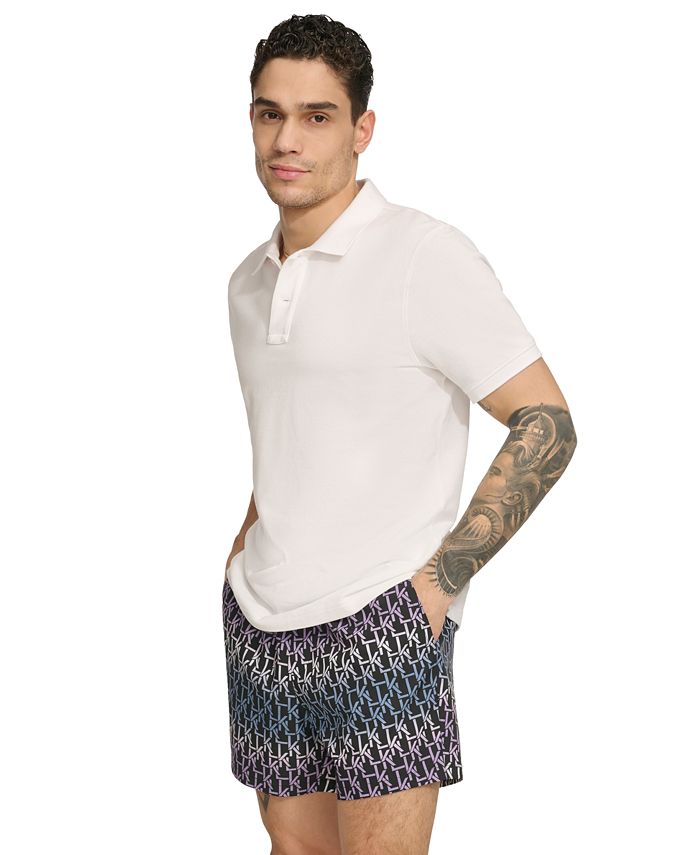 KARL LAGERFELD PARIS Karl Lagerfeld Men's Modern Euro Printed Stretch 5 ...