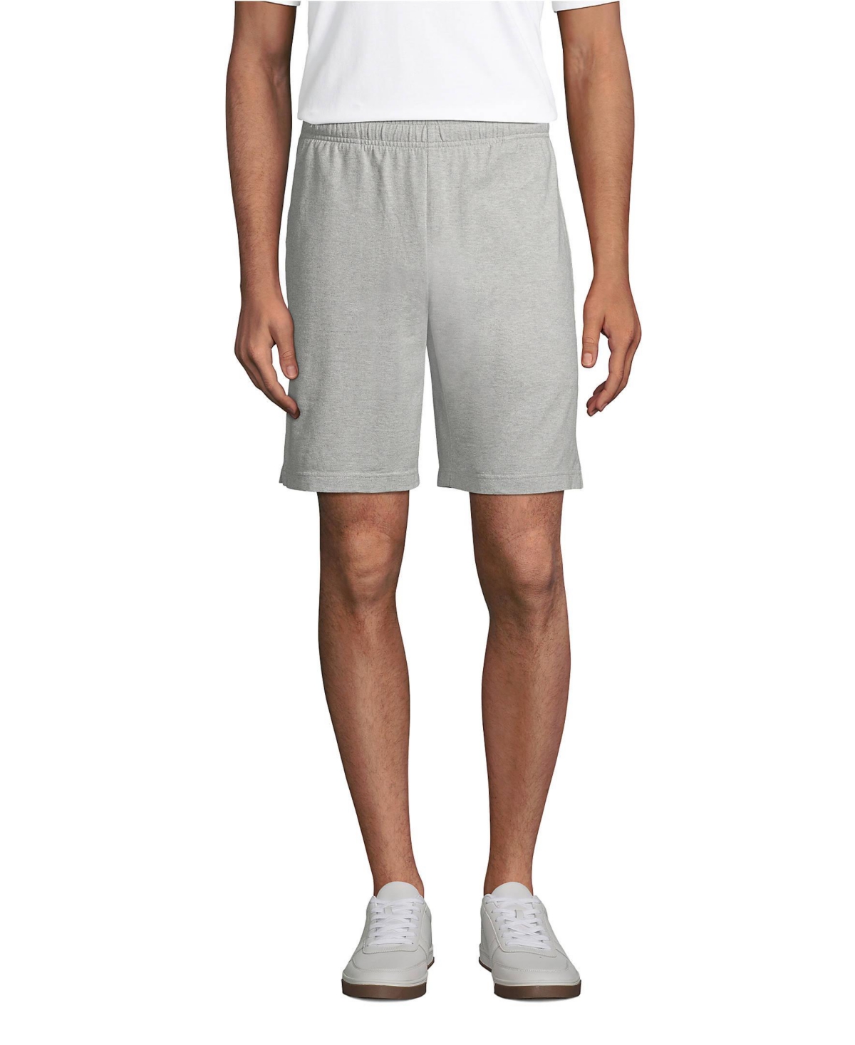 Click here for Lands End Mens Big Jersey Knit Short - Gray heathe... prices