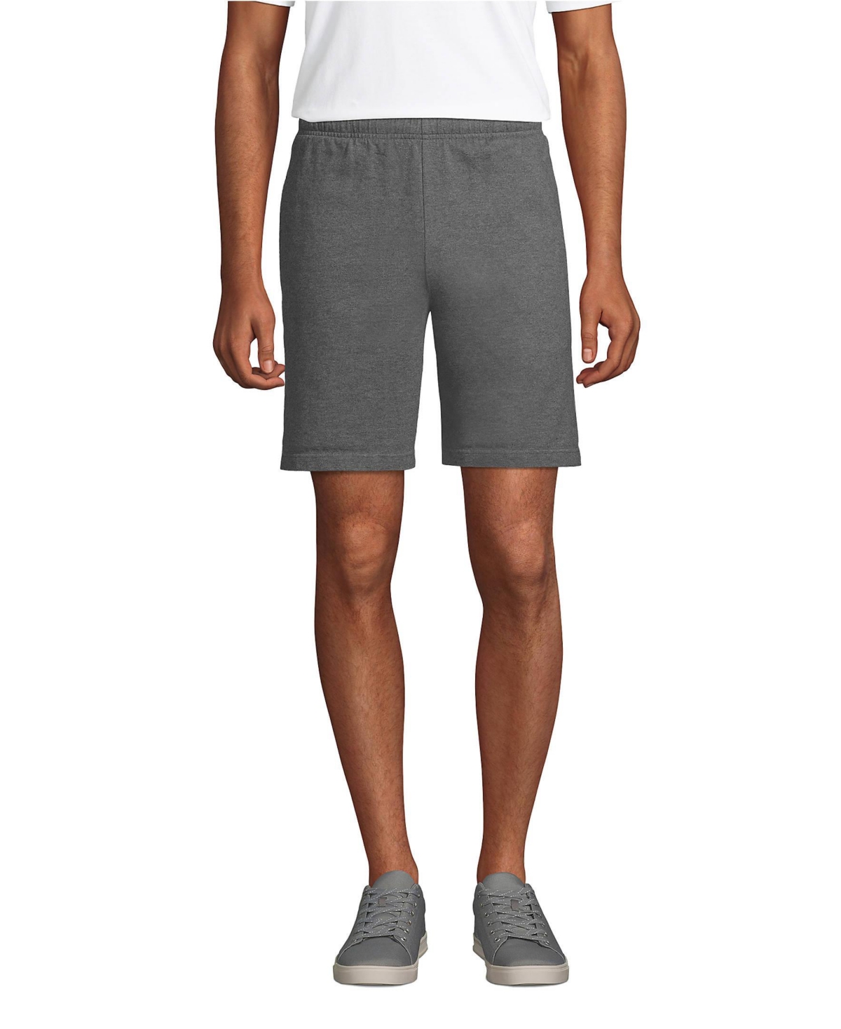 Click here for Lands End Mens Big Jersey Knit Short - Charcoal he... prices