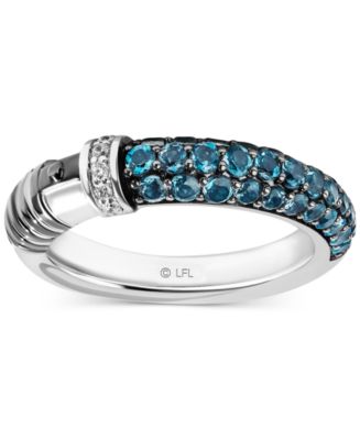 Star Wars Wonder Fine Jewelry London Blue Topaz (1 ct. t.w.) & Diamond ...