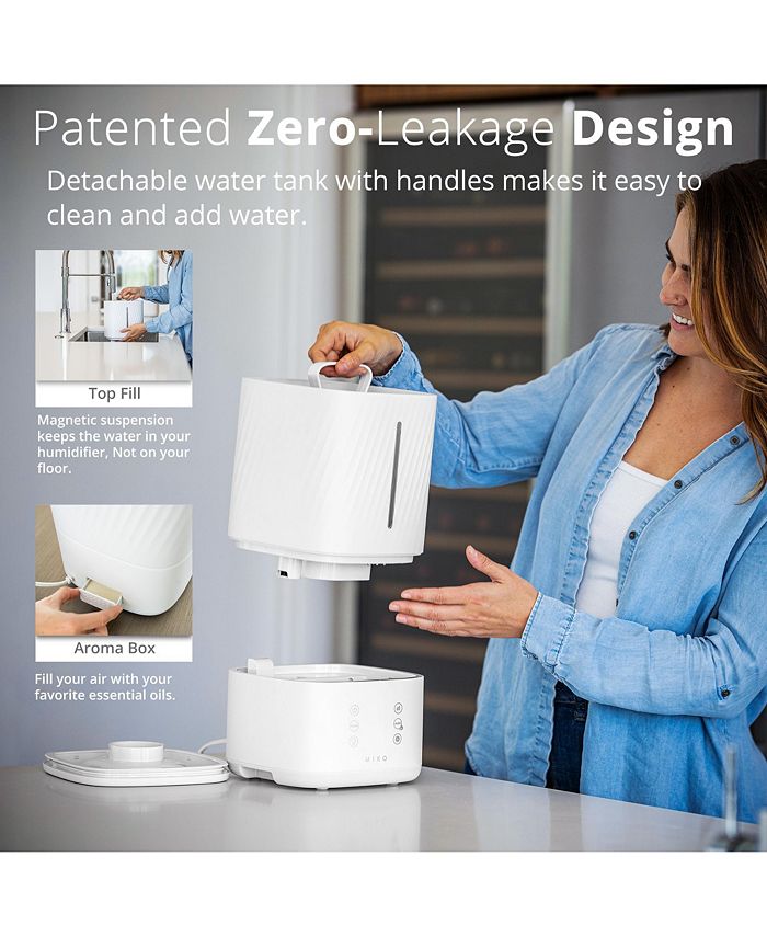 Miko Ultrasonic Humidifier with Cool and Warm Mist - Macy's